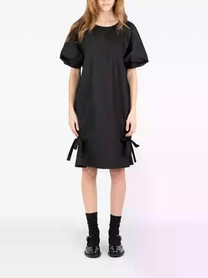 SOCIETE ANONYME Osaka Puffed-sleeve Midi Dress - Black