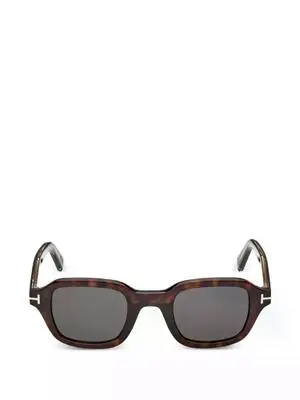 TOM FORD Square Frame Sunglasses - Brown