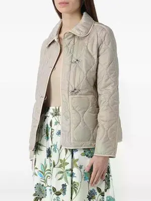 FAY Quilted Puffer Jacket - Neutrals