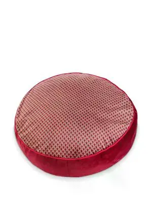 PIP STUDIO Patterned Round Cushion - Red