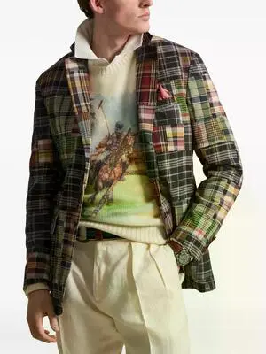 Polo Ralph Lauren Plaid Patchwork Blazer