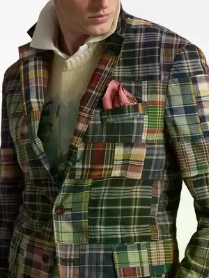 Polo Ralph Lauren Plaid Patchwork Blazer