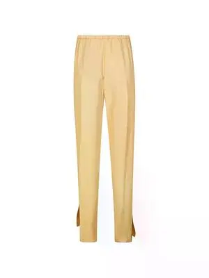 FORTE_FORTE Elasticated Side-slit Trousers