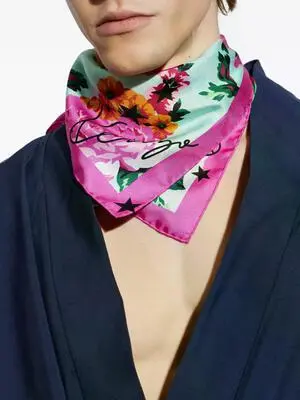 Kenzo Floral-print Scarf