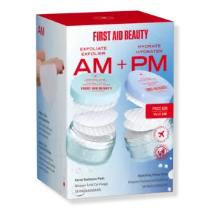FIRST AID BEAUTY Exfoliate Am + Hydrate Pm Travel Pads Duo - One-color