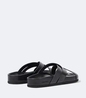 TOM FORD Leather Slides