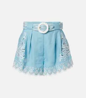 Farm Rio Belted Shorts For Women