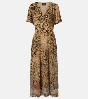 Etro Animal Print Day Dresses