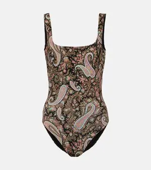Etro Etro Paisley Print One Piece Swimsuit Multicoloured