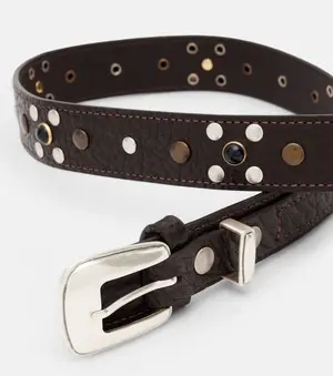 LEMAIRE Studded Leather Belt