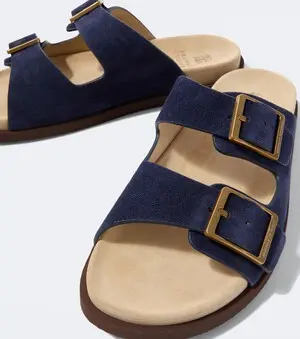 Brunello Cucinelli Suede Sandals - Blue