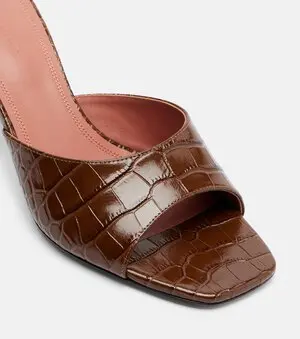 Amina Muaddi Lupita Mules - Brown