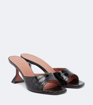 Amina Muaddi Lupita Mules - Brown