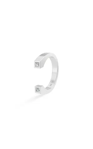 KAT LIU 18k White Gold Ring With Diamonds - Silver