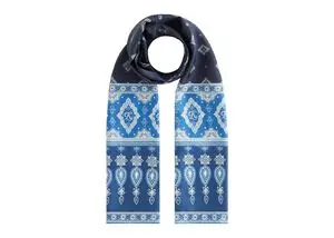 Kith Paisley Printed Silk Scarf
