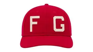 Fear Of God Essentials Fg 9forty Cap - Red/white