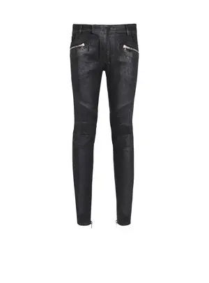 Balmain Biker Denim Pants