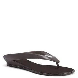 GIUSEPPE ZANOTTI Leather Thong Wedge Sandals