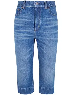 Chloé Capri High-waisted Jeans - Blue