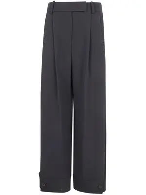 Giorgio Armani Black Wash Pants For Women