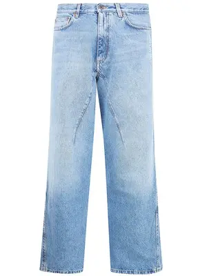 Off White Twist Slouchy Half Arrow Jeans