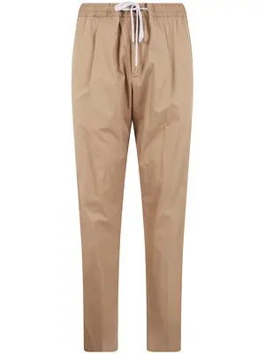 PT TORINO Soft Popeline Regular Trousers