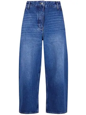 Studio Nicholson Blue Cropped Trousers