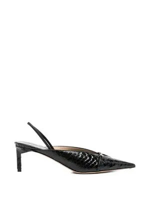 TOM FORD Printed Python Slingbacks