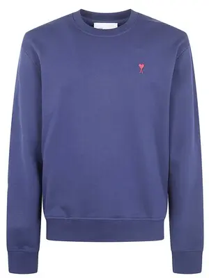 AMI Paris De Coeur" Sweatshirt - Blue