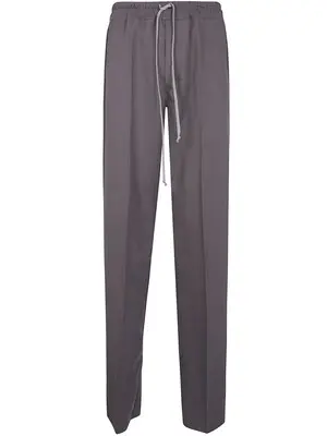 Rick Owens Dietrich Drawstring Trousers - Gray