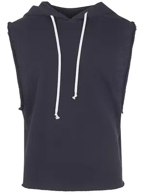 Rick Owens Hooded Cotton Sweatshirt - Black