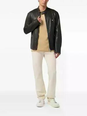 BILLIONAIRE Biker Leather Jacket