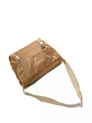 Prada Logo-plaque Shoulder Bag