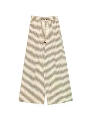 Max Mara Striped Wide Leg Trousers