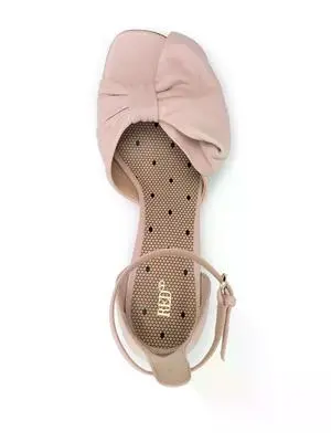 Red Valentino Bow Leather Sandals