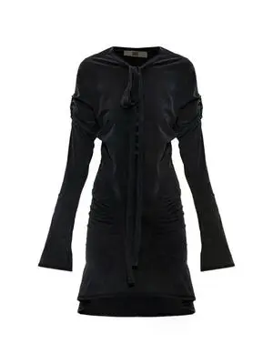 KNWLS Ruched Drawstring Dress