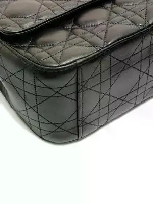 Dior Cannage Shoulder Bag With Detachable Pouch
