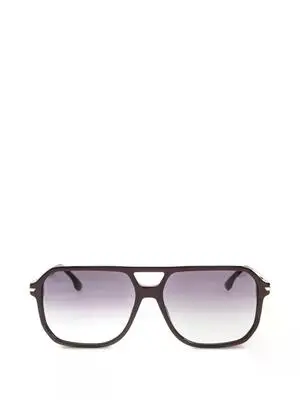 Victoria Beckham Geometric Frame Sunglasses - Brown