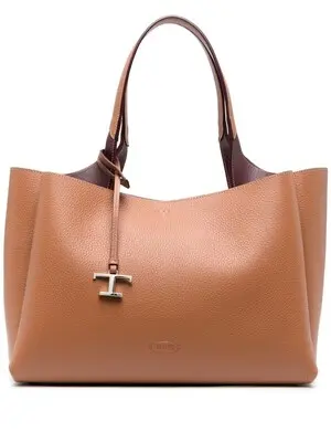 TOD'S Leather Shopping Tote