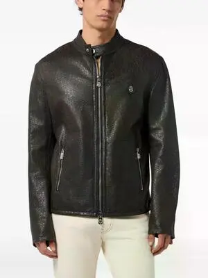 BILLIONAIRE Biker Leather Jacket