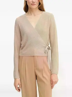 OUI V-neck Tie Knitwear