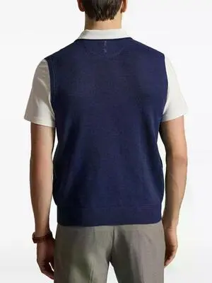 Rlx Ralph Lauren Knitted V-neck Vest