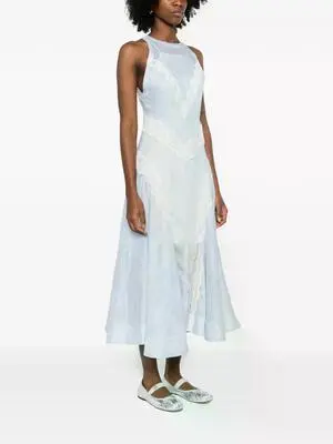 Sandro Lace Trimmed Maxi Dress