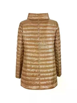 Herno Buttoned Coat - Brown