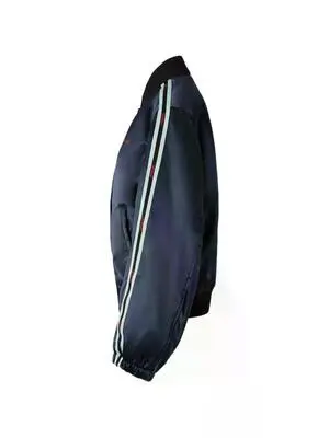 Off-White Striped Bomber Jacket - Blue