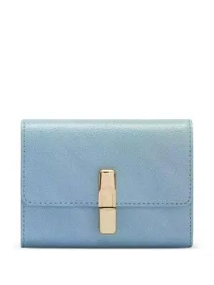 Furla Small Compact Leather Wallet - Blue
