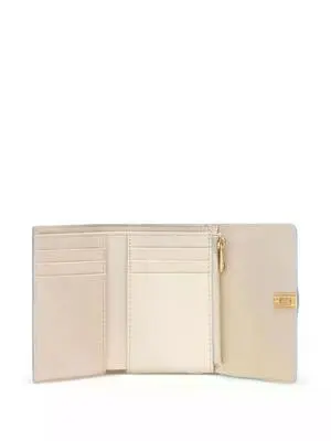 Furla Small Compact Leather Wallet - Blue