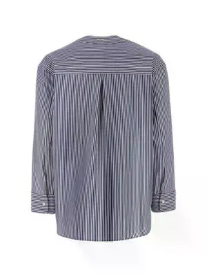 Max Mara Striped Poplin Shirt