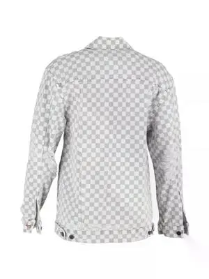 ALEXANDER WANG Checkerboard-pattern Denim Jacket