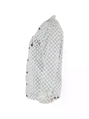 ALEXANDER WANG Checkerboard-pattern Denim Jacket